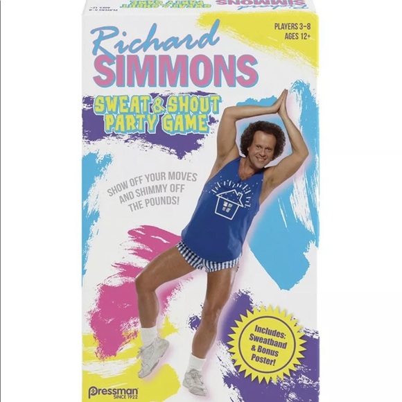 Party Supplies | Pressman Richard Simmons Sweat Shout Party Game The ...